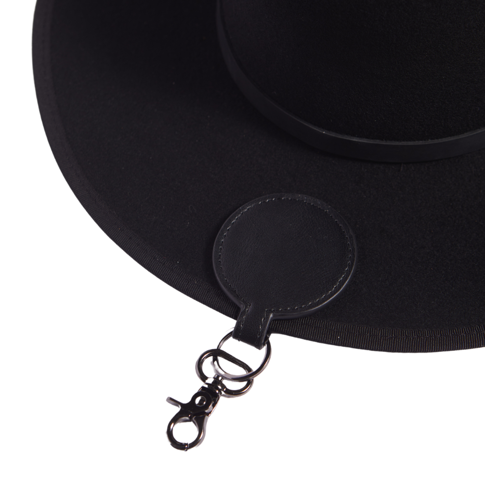 Black Magnetic Leather Clip Hat Holder – Good Future Co
